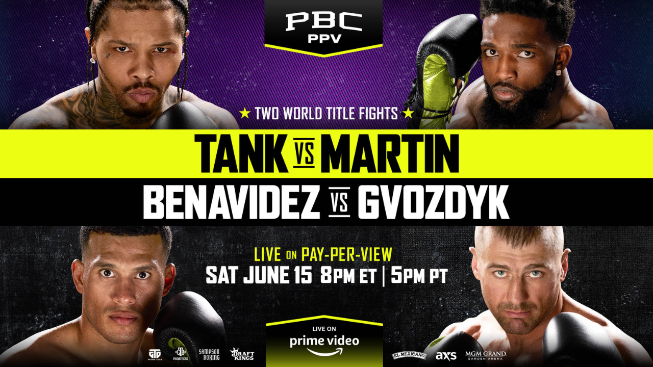 Gervonta Davis vs Frank Martin & David Benavidez vs Oleksandr Gvozdyk ...